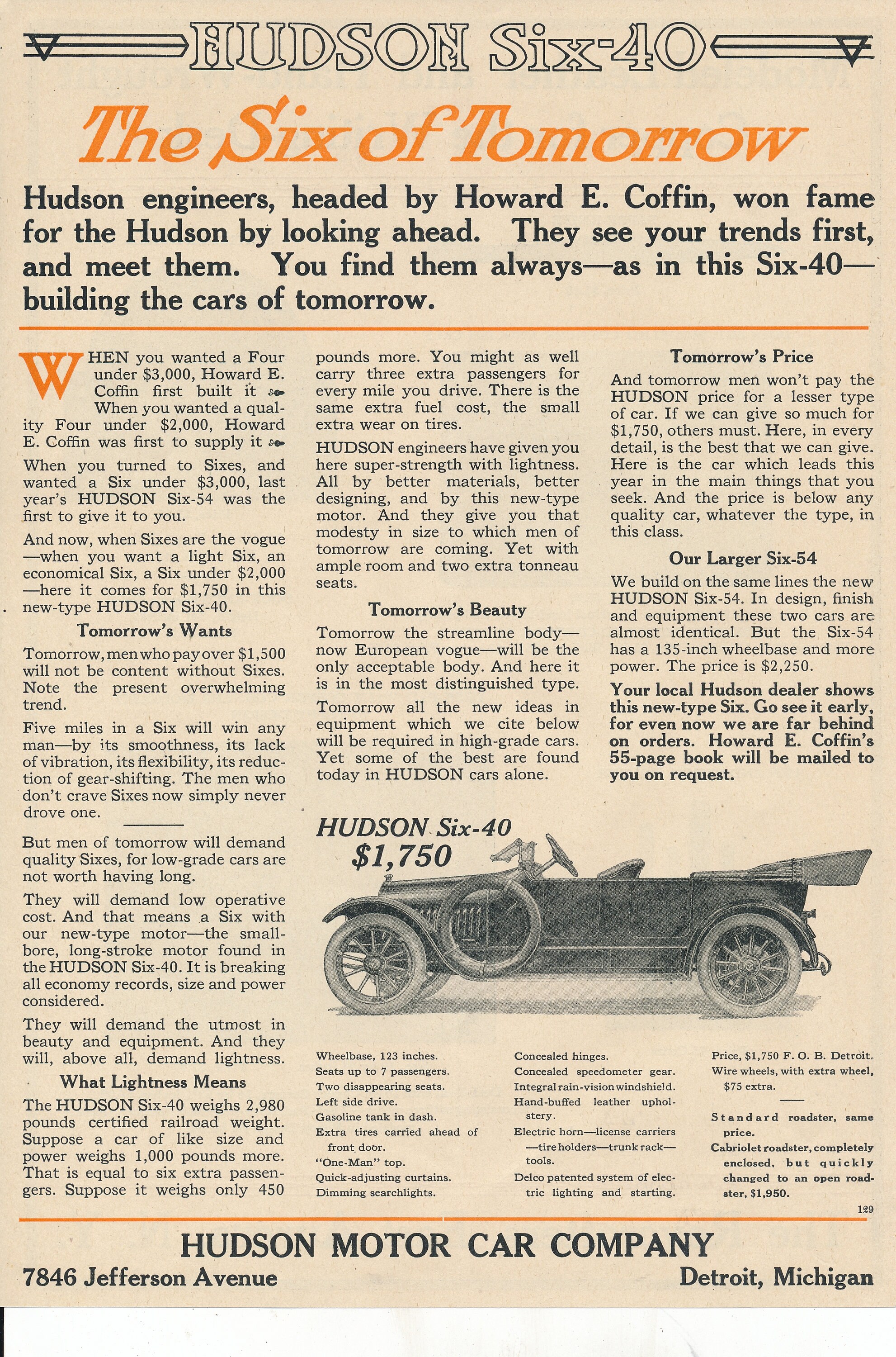 3 Vintage Hudson Auto Print Ads From the 1910's - Etsy