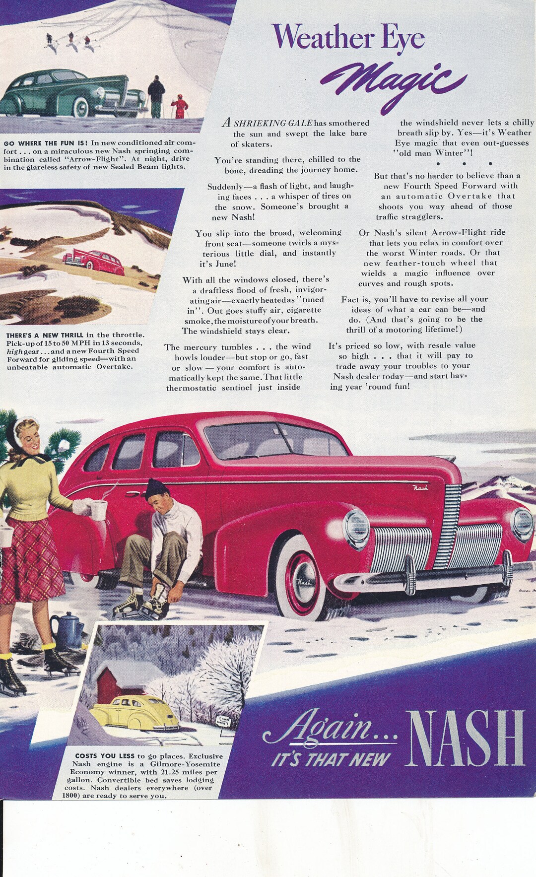 3 Vintage Nash Print Ads From the 1930s - Etsy