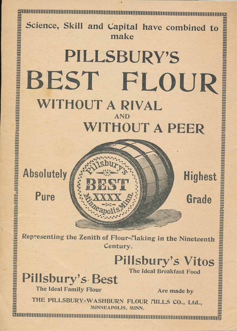 4 Vintage Antique Magazine Ads for Food Products 1890's Thru 1900's - Etsy