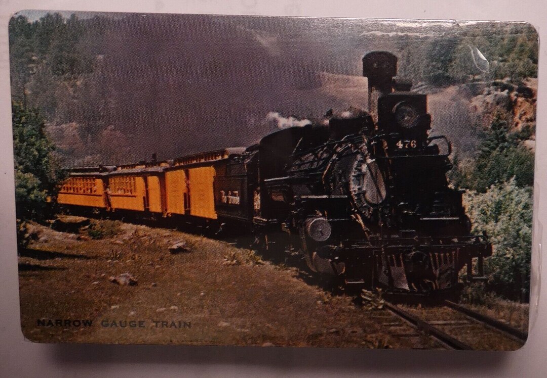 Rio Grande Railroad Playing Cards Narrow Gauge Train Used - Etsy