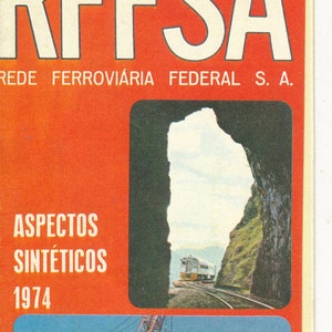 Rede Ferroviaria Federal S.A. (RFFSA) and FEPASA Brazil Railways Lot of ...