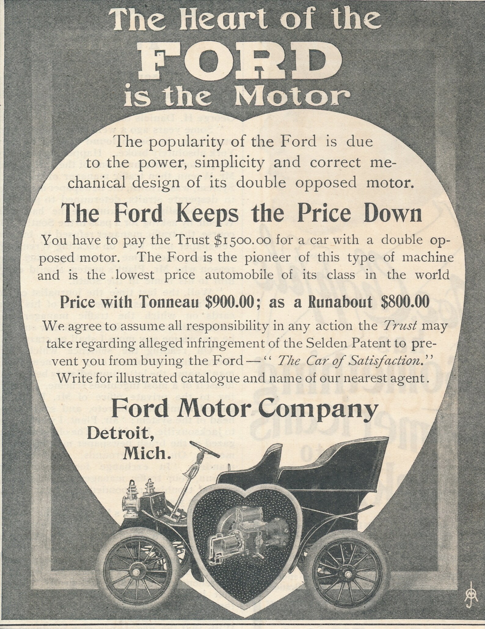 3 Vintage Print Ads for Ford in the 1900's - Etsy