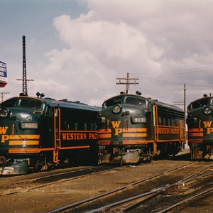 Western Pacific Railroad F Units 8 X 10 Color Prints Lot of 10 - Etsy
