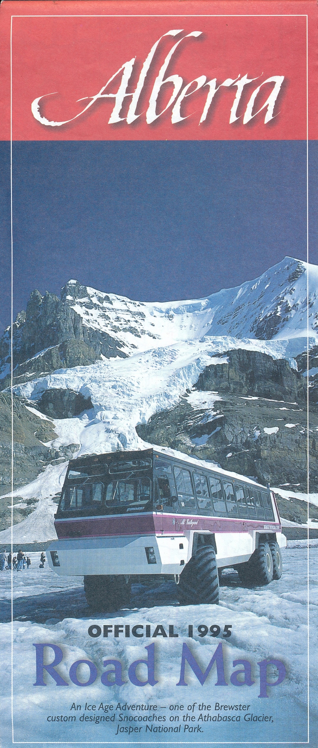 Alberta Road Map 1995 Brand New - Etsy