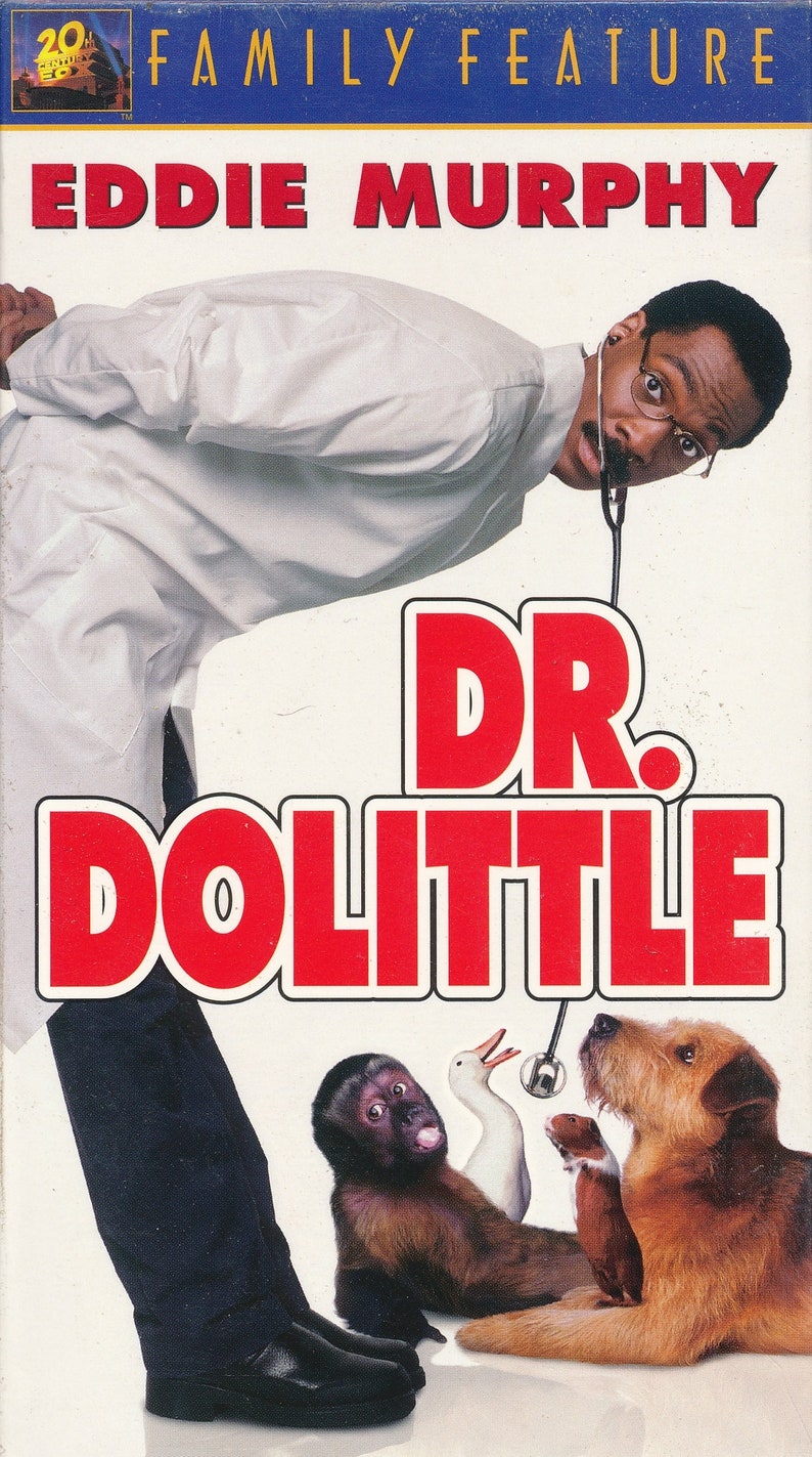 Dr. Dolittle Eddie Murphy VHS - Etsy