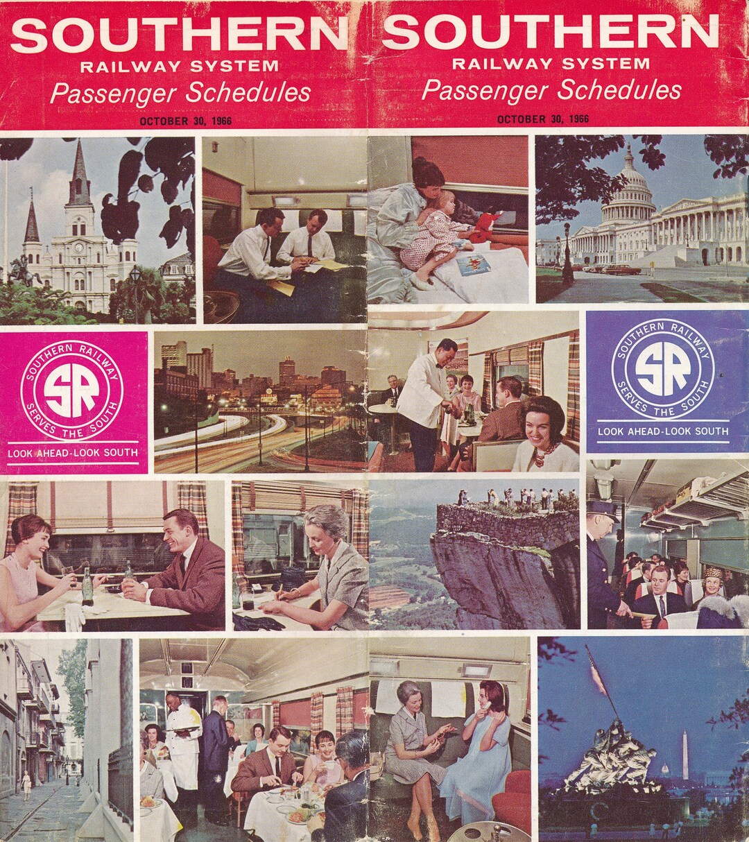 Southern Railway Public Timetable Dated October 30, 1966 - Etsy