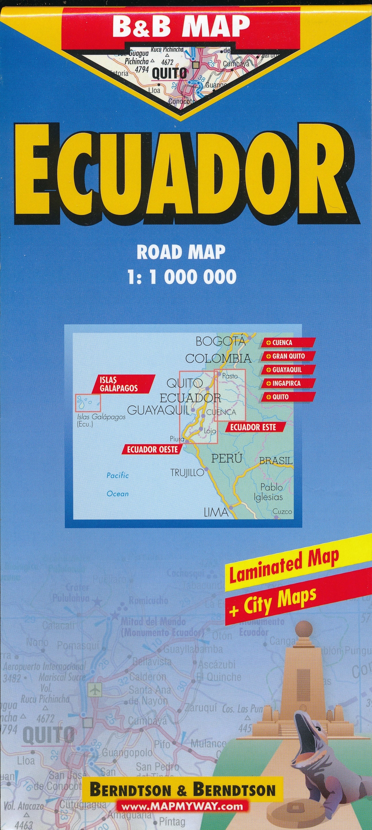 Ecuador Maps Lot of 2 Road Maps - Etsy