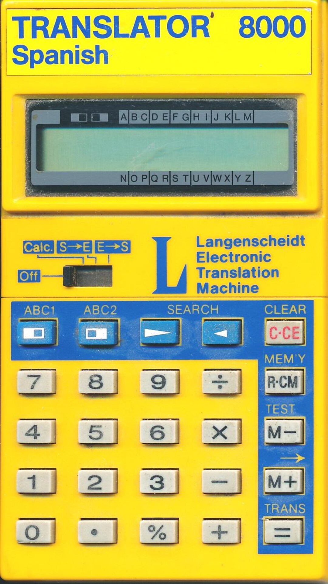 Langenscheidt 8000 Spanish Language Electronic Translator. Used Only ...