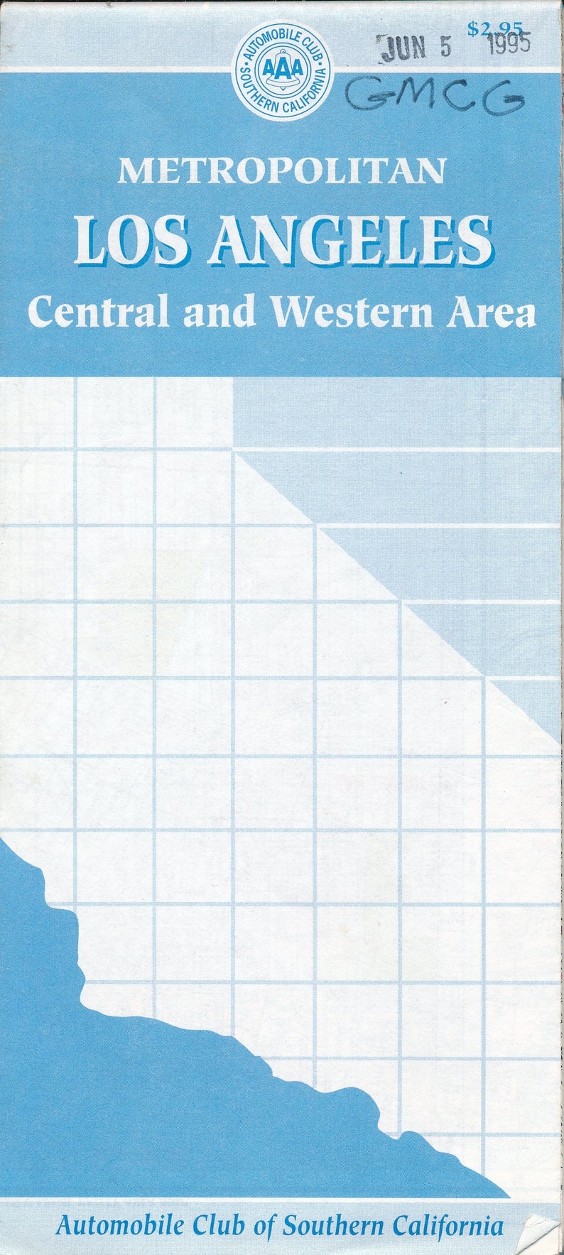 California Maps: Vintage AAA Maps of California Lot of 5 1990's - Etsy