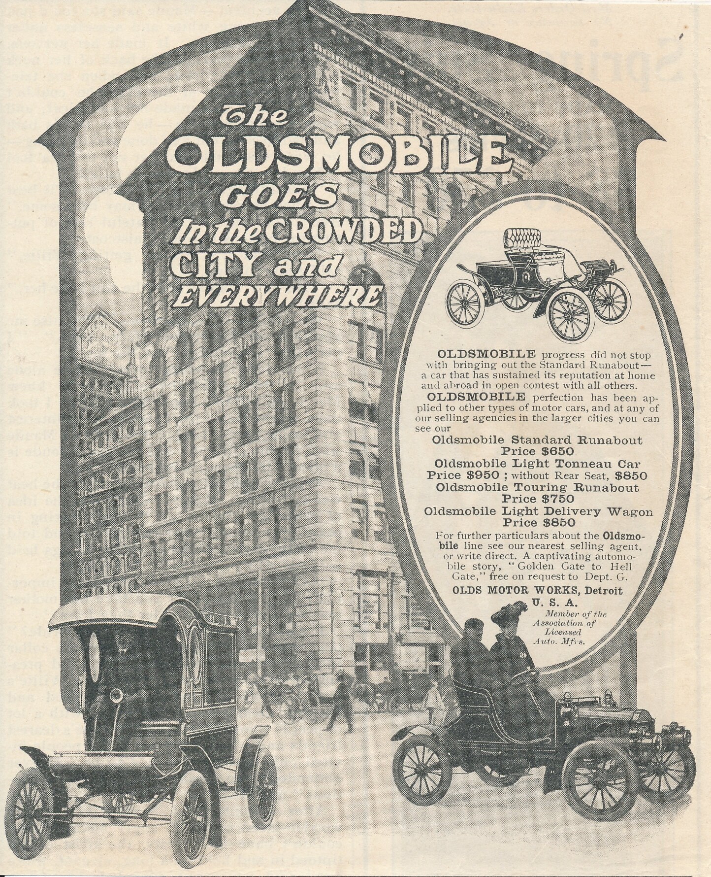 5 Vintage Oldsmobile Print Ads From the 1900's - Etsy