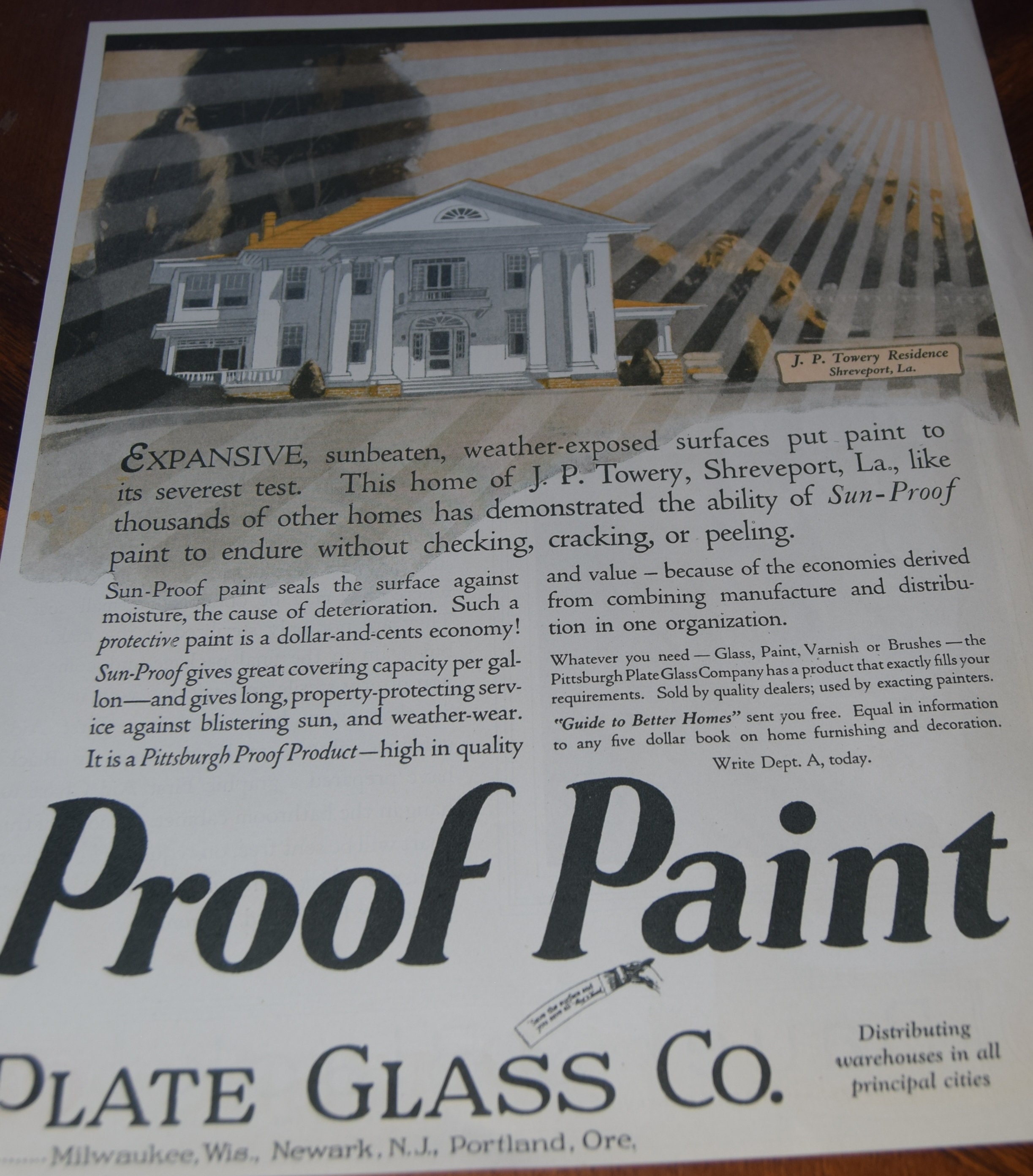 Vintage Magazine Print Ad's Early 1900's for Paint and Related Items ...
