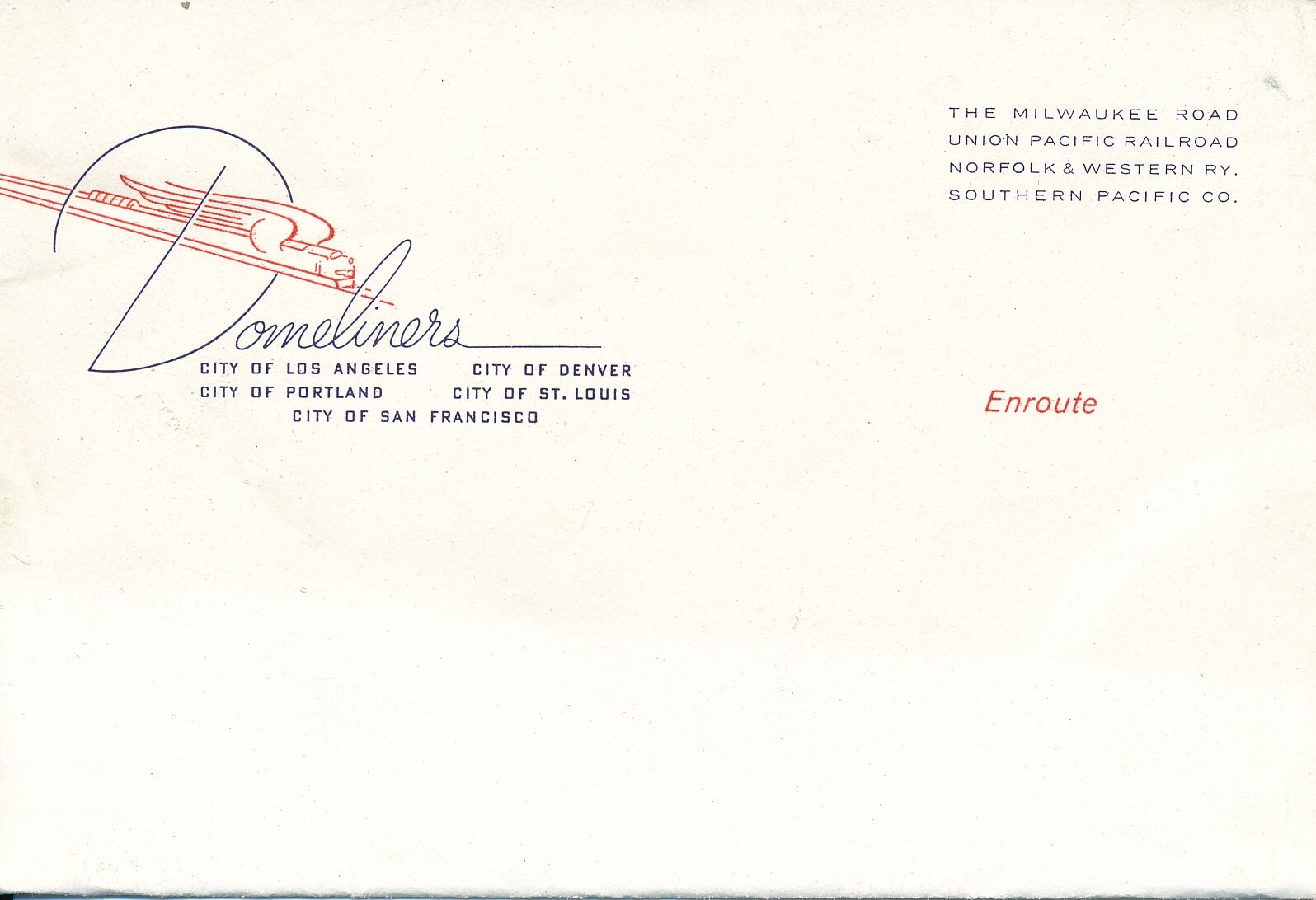 Union Pacific Railroad Paper Napkins, Onboard Stationary , and Coasters ...