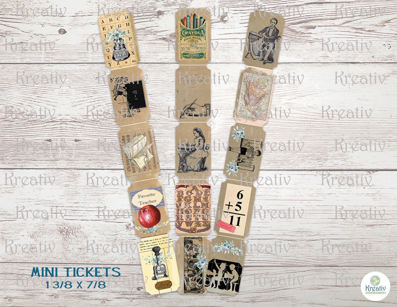 Back to School, Printable Tickets, Ephemera, Teacher, Graduation ...