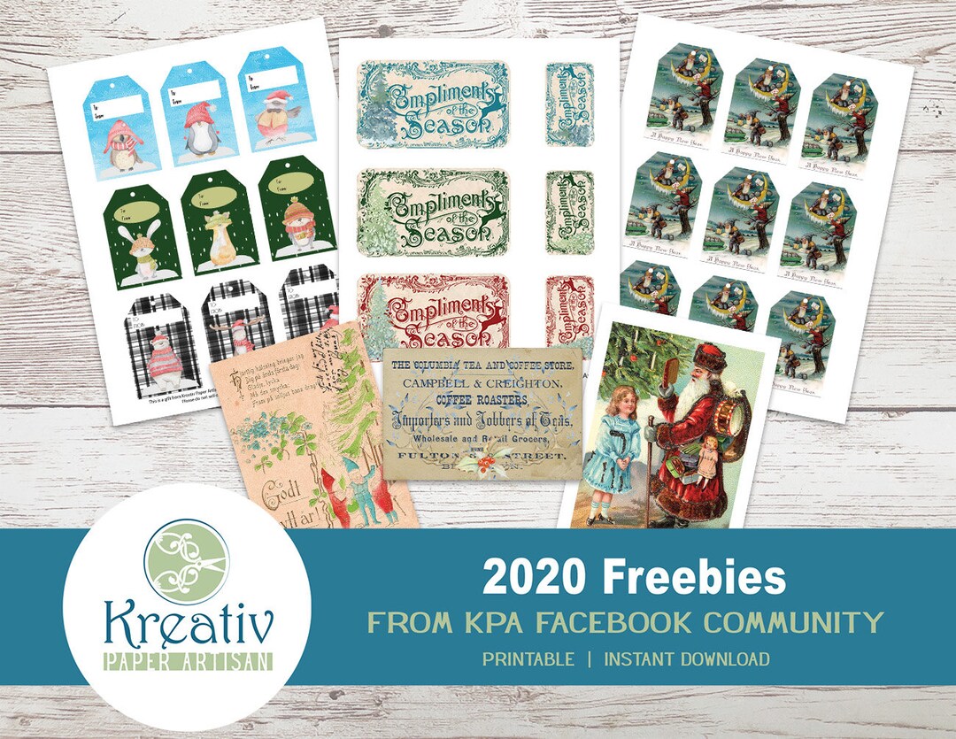 Junk Journal Freebies, 2020, Kreativ Paper Artisan, Facebook Group ...