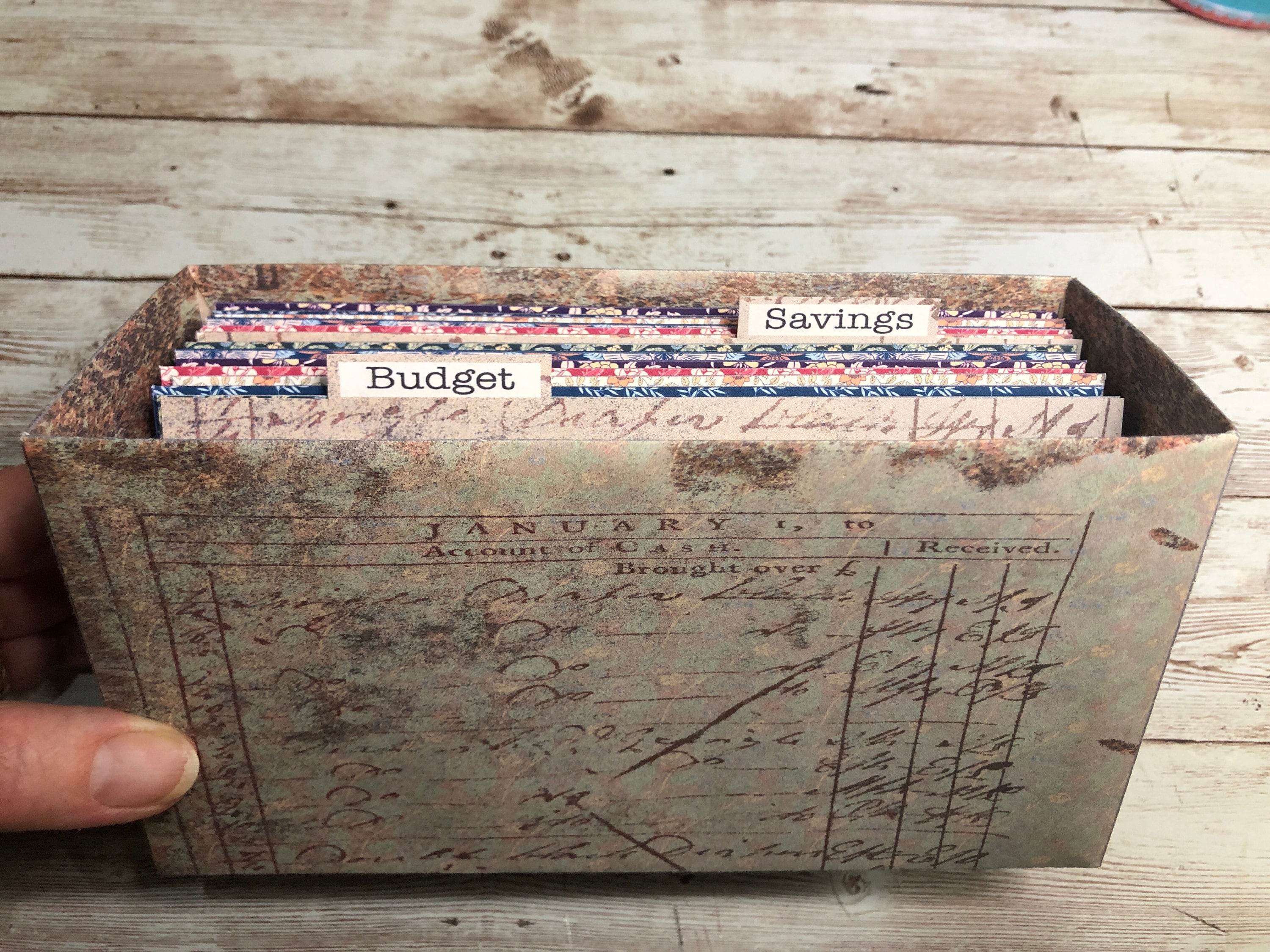 Printable Cash Envelope Bundle, Budget and Savings System, File Box for ...