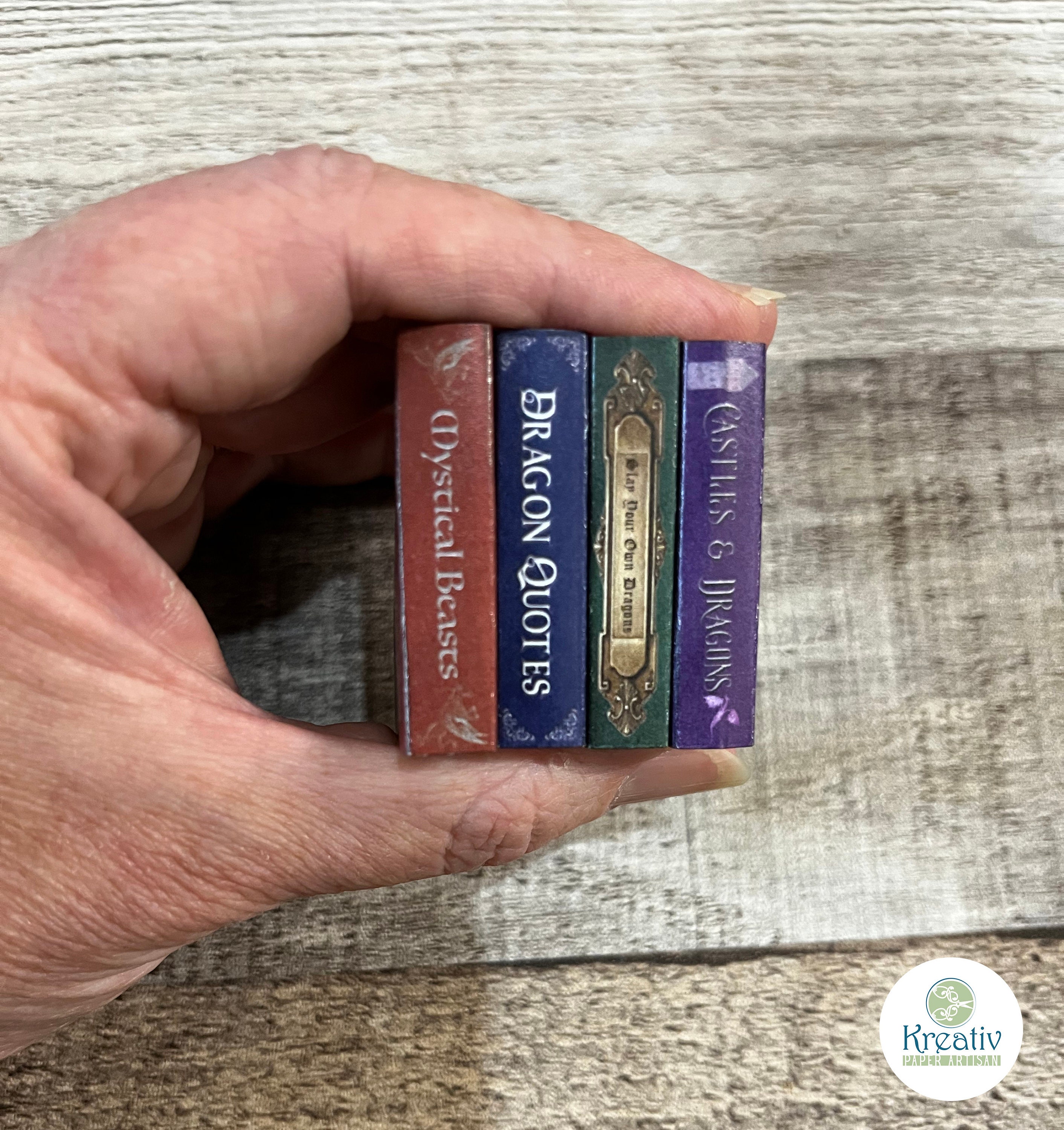 Dragons & Mystical Beasts Mini Books, Printable (instant Download) - Etsy
