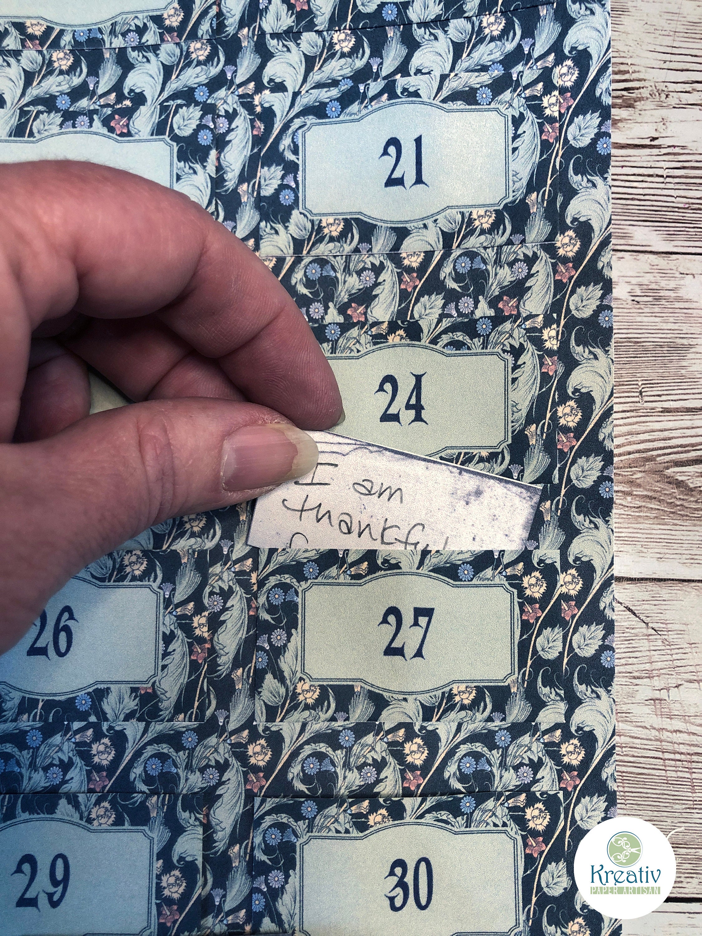 March Gratitude Calendar Gratitude Jar Alternative One - Etsy