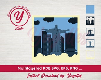 Rio De Janeiro Svg - Etsy