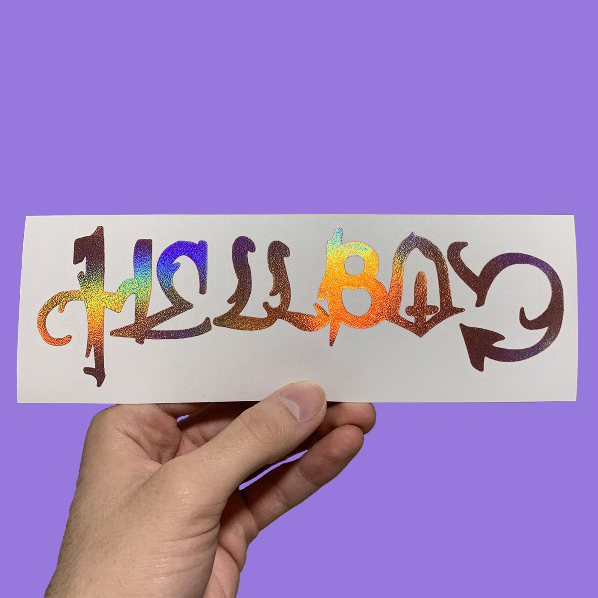 HELLBOY Vinyl Window Decal Car Sticker | Etsy