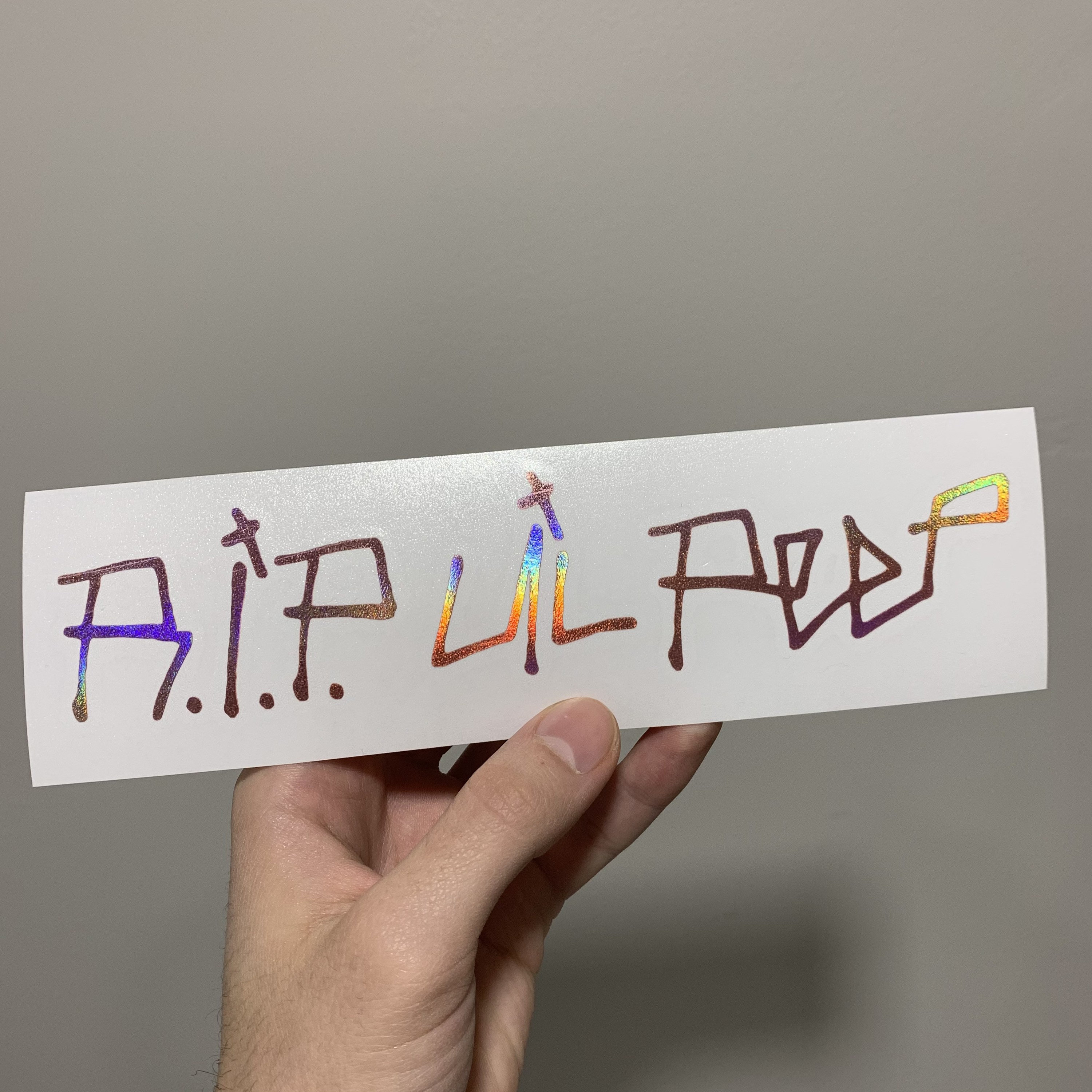 Rip Lil Peep Vinyl Window Decal Car Sticker Etsy