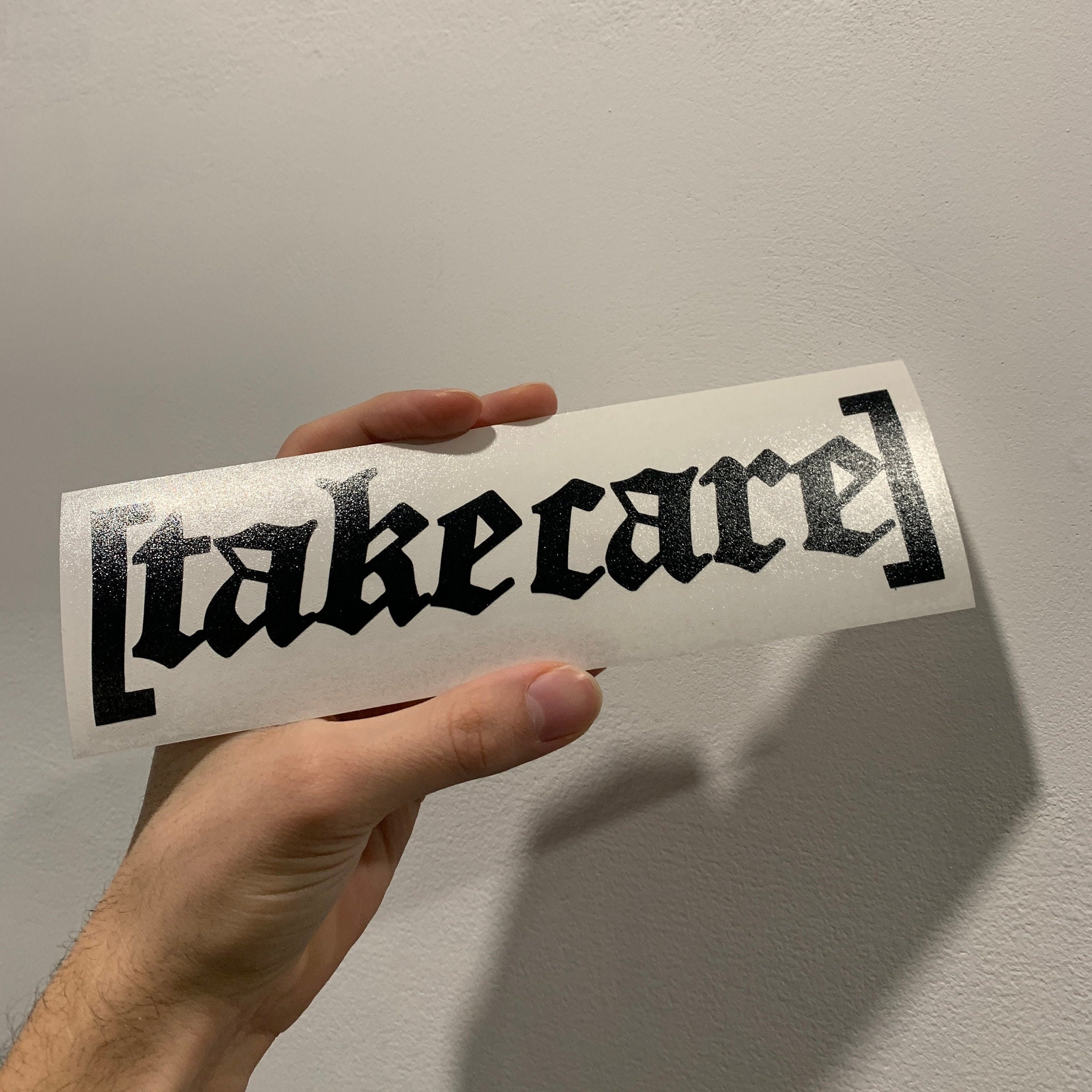 TAKE CARE Vinyl Window Decal Car Sticker - Etsy