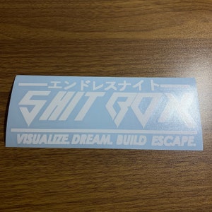 JDM SHIT BOX Vinyl Window Decal Car Sticker - Etsy