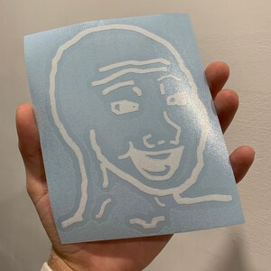 HAPPY WOJAK Vinyl Window Decal Car Sticker - Etsy