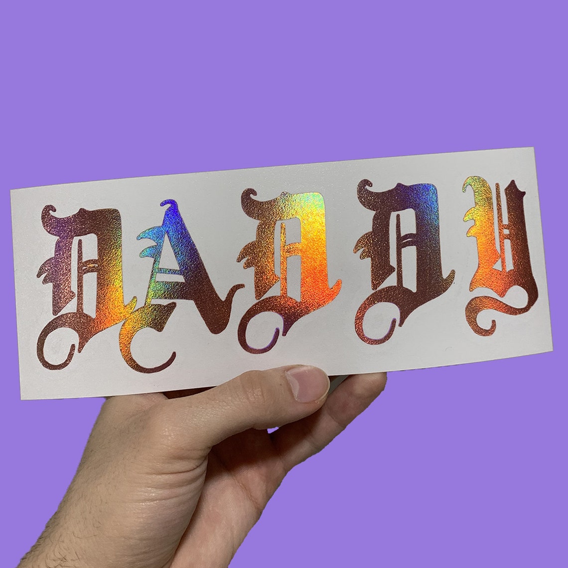 DADDY Vinyl Window Decal Car Sticker | Etsy