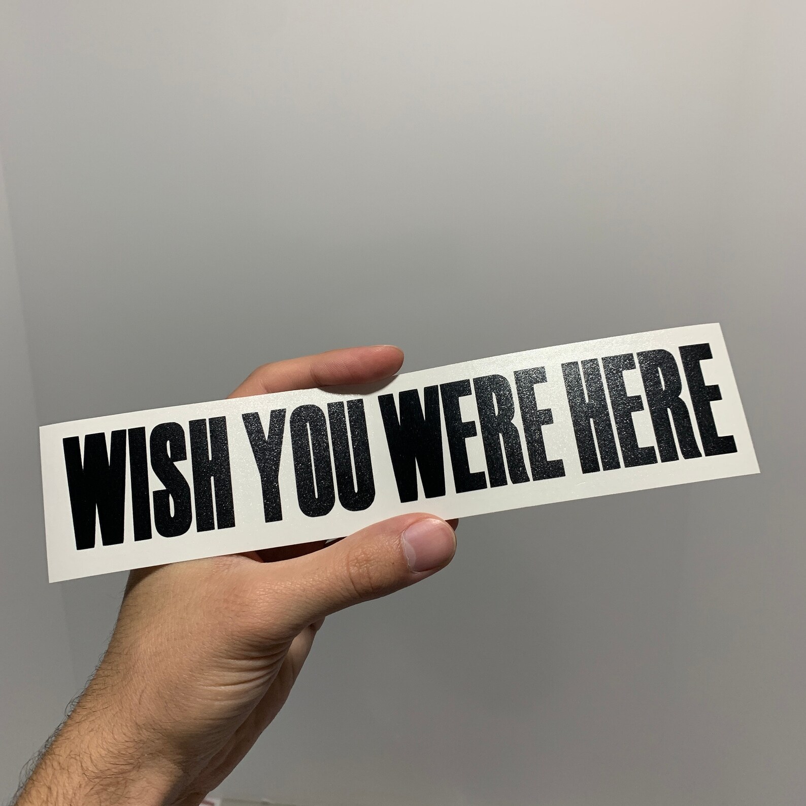 Wish You Were Here Vinyl Decal Sticker | Etsy