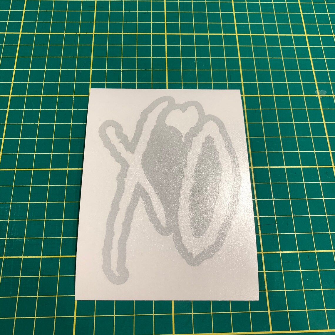 REFLECTIVE XO Sticker Vinyl Decal Sticker | Etsy