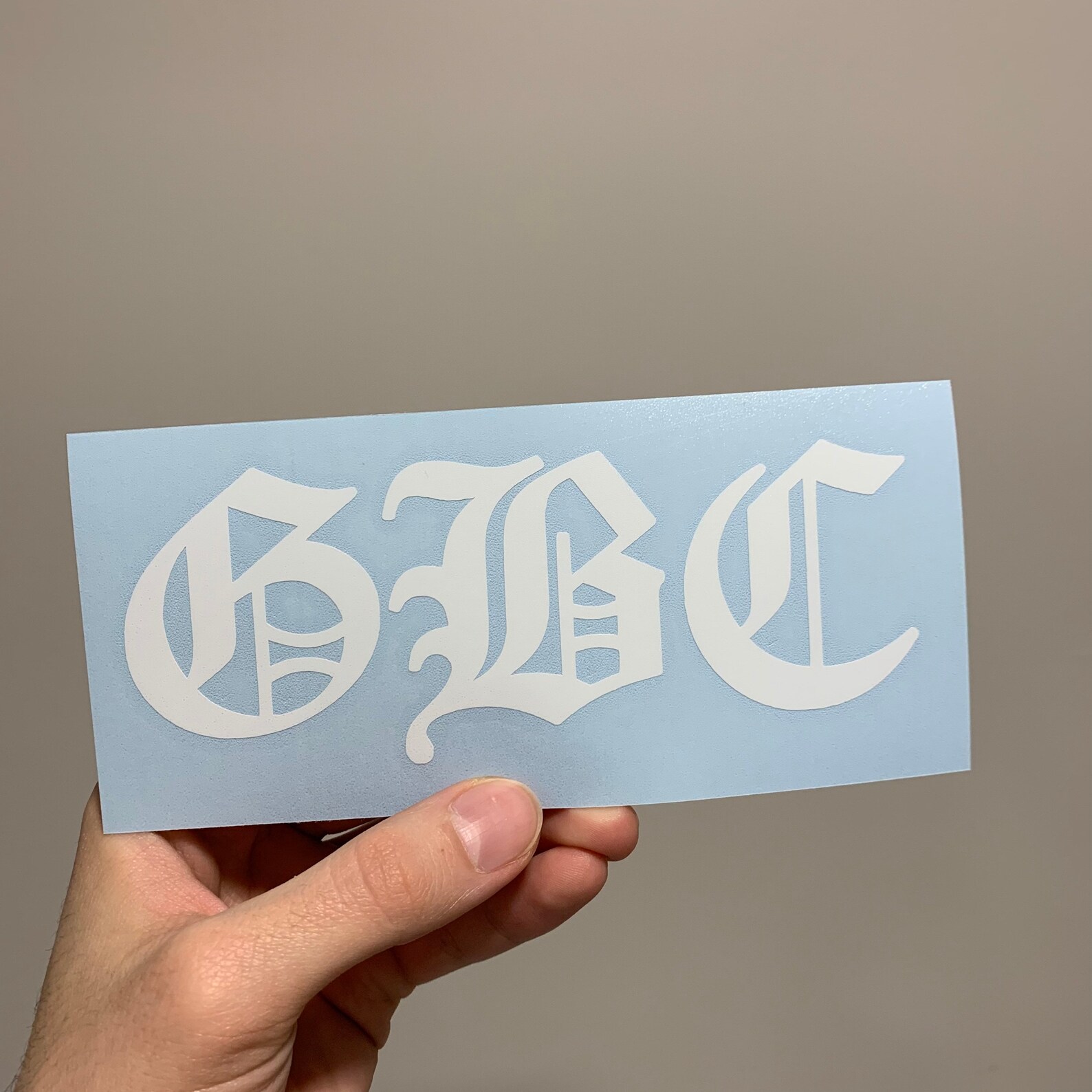 GBC Vinyl Window Decal Car Sticker | Etsy