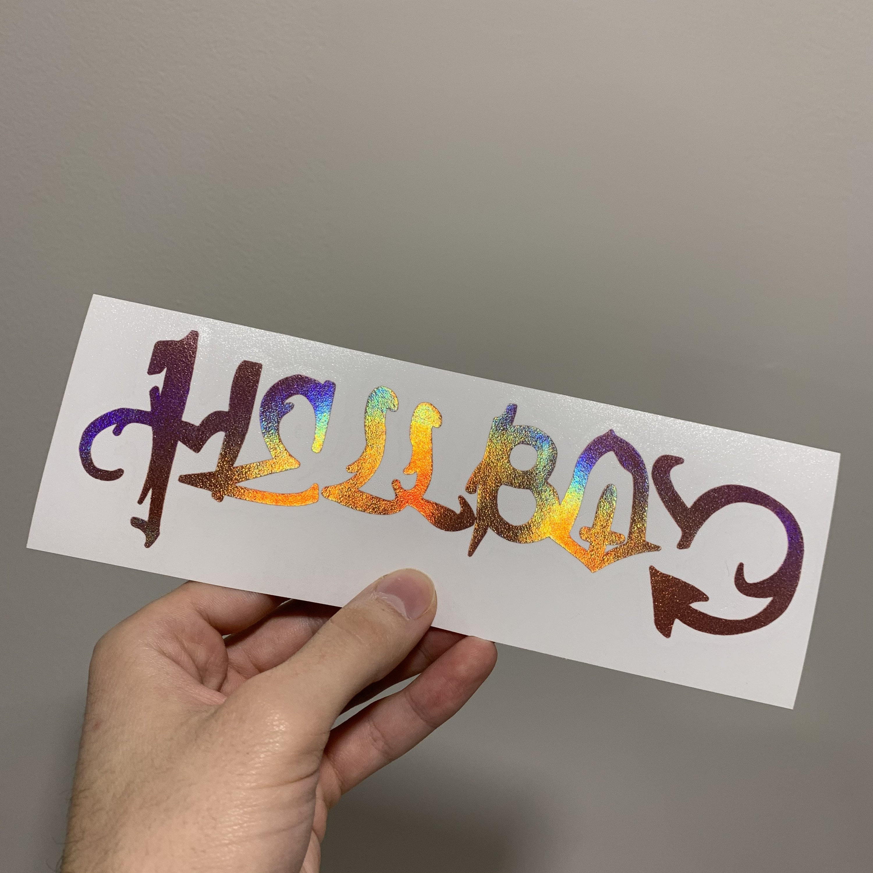 HELLBOY Vinyl Window Decal Car Sticker | Etsy