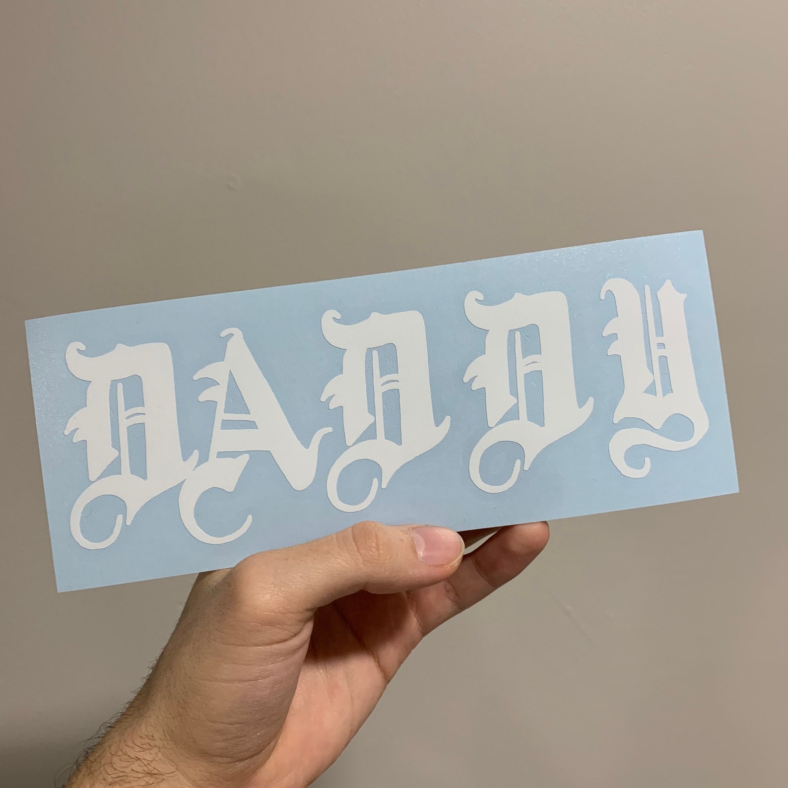 DADDY Vinyl Window Decal Car Sticker | Etsy