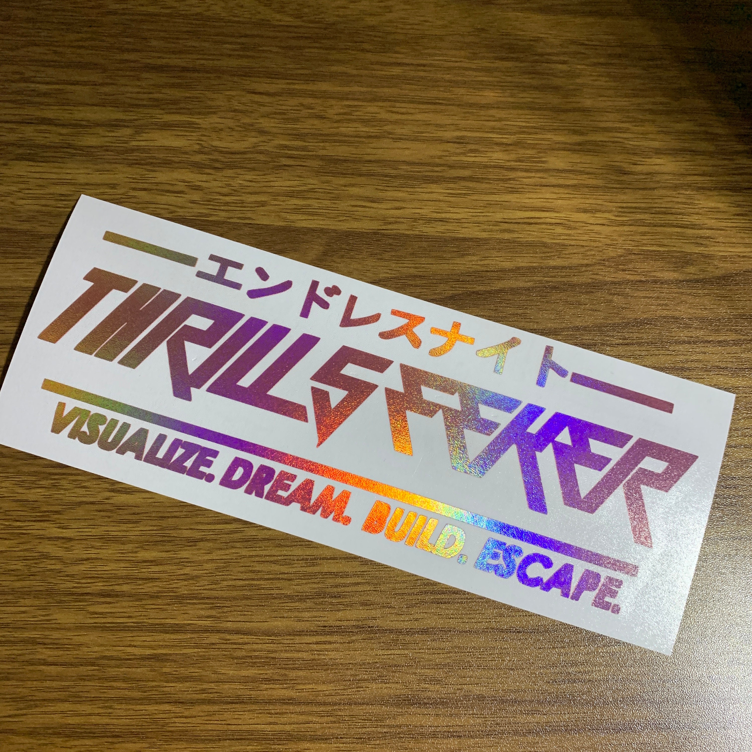 JDM THRILL SEEKER Vinyl Window Decal Car Sticker | Etsy