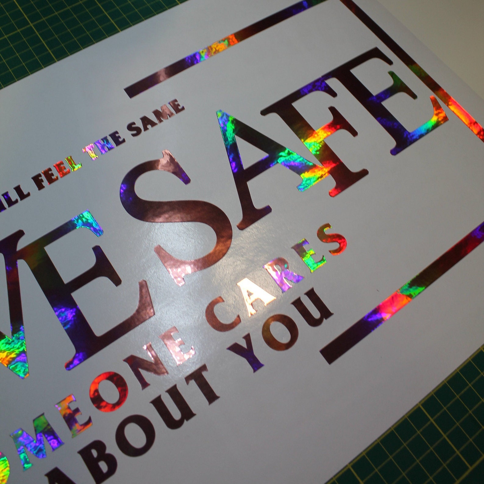 DRIVE SAFE BANNER Someone Cares About You Vinyl Window Decal | Etsy