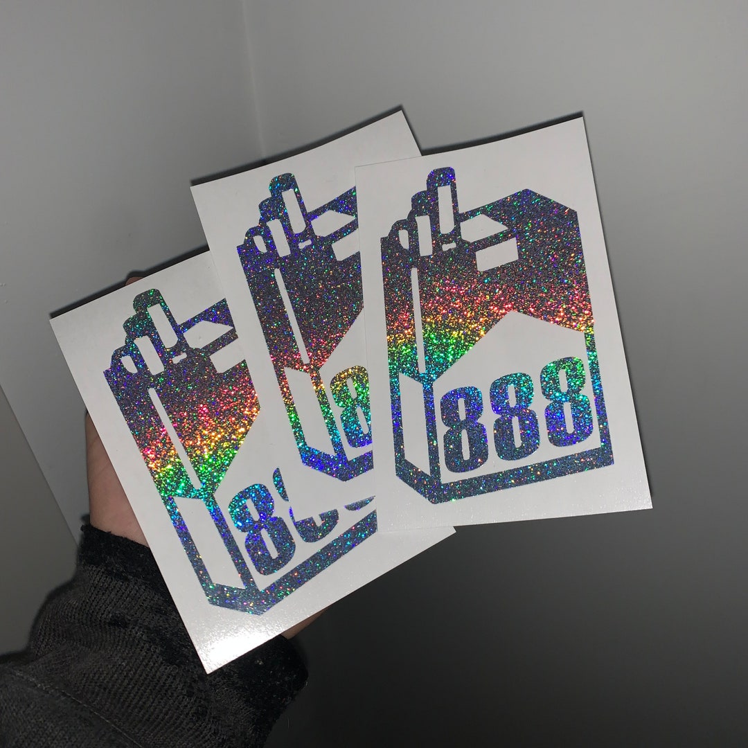 888 Angel Cigarette Box Window Decal Car Sticker - Etsy