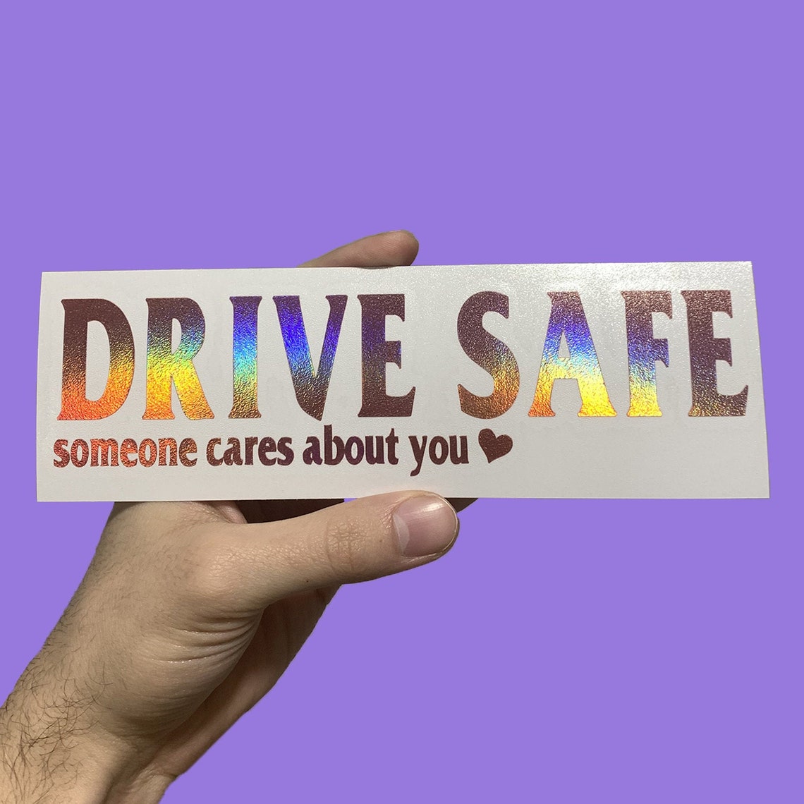 DRIVE SAFE Someone Cares About YOU Vinyl Window Decal Car | Etsy