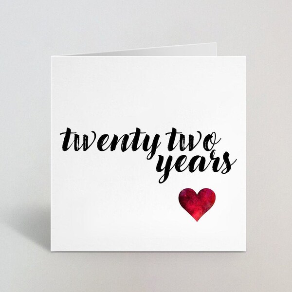 22nd Anniversary - Etsy