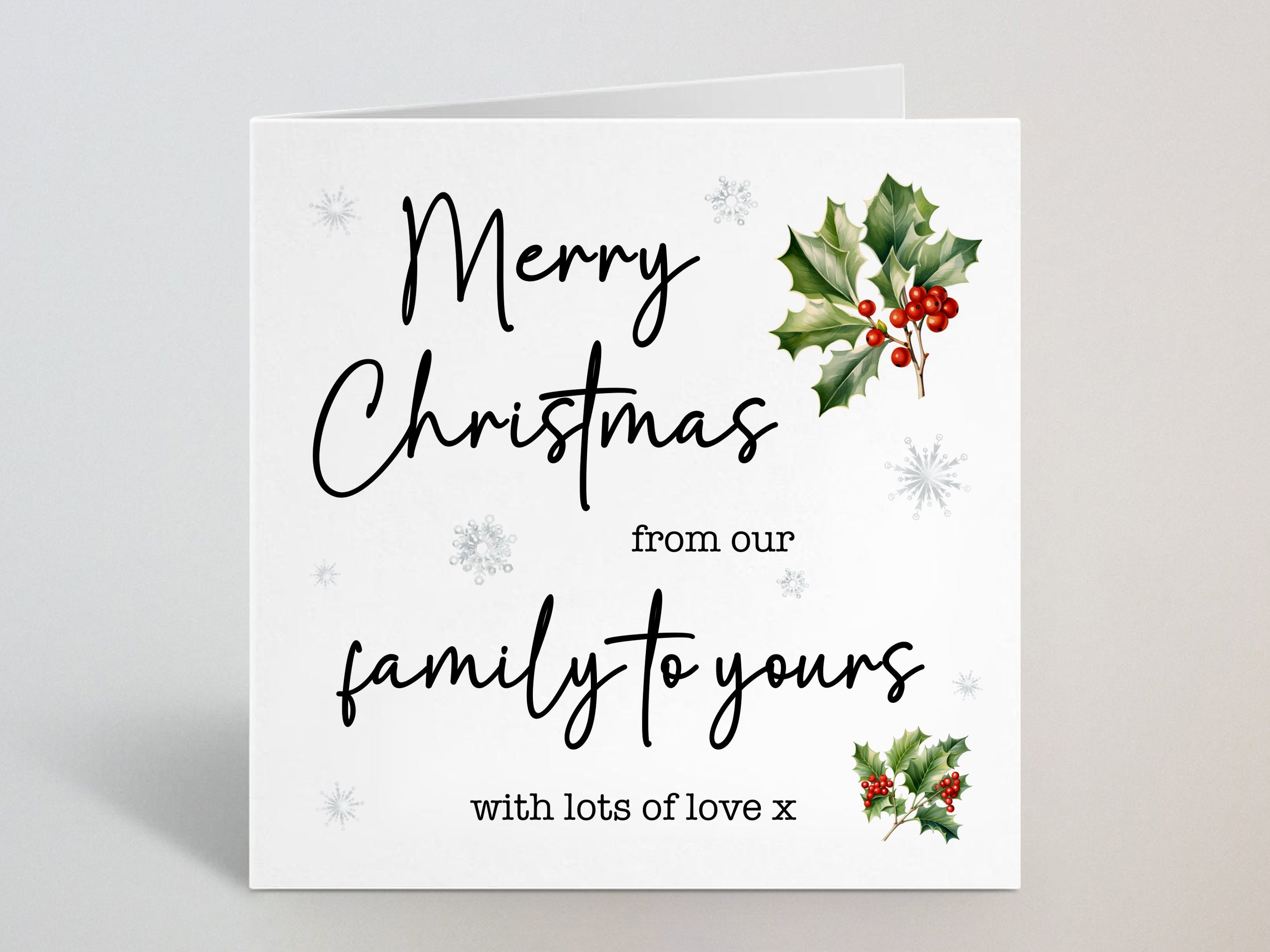 Merry christmas from our family to yours store
