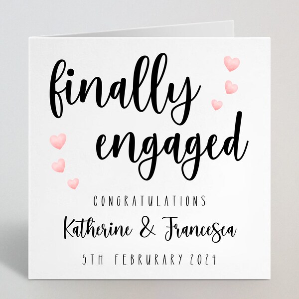 Finally Engaged - Etsy