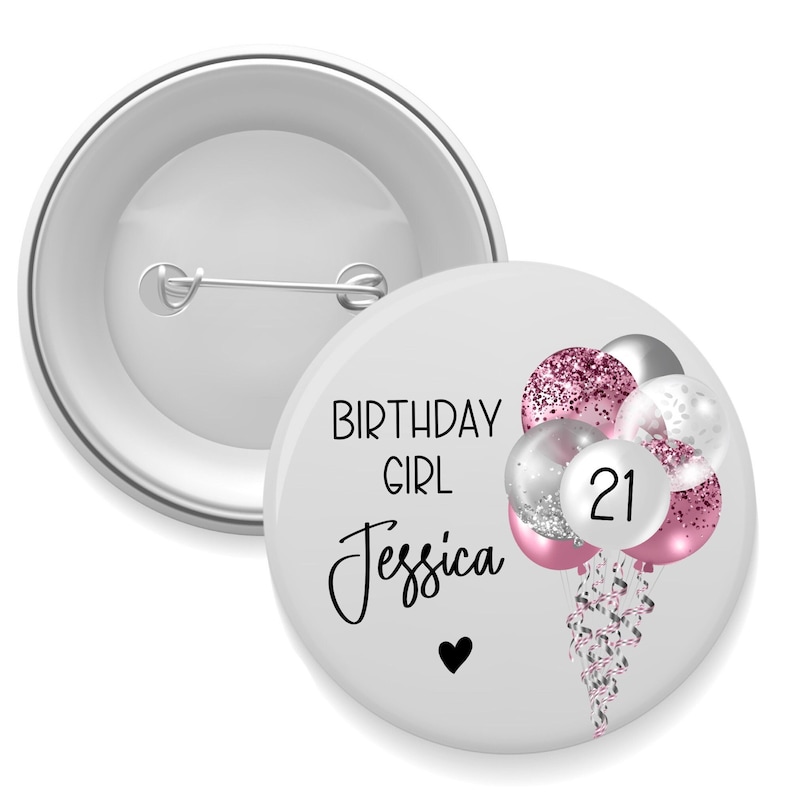 Birthday Badges - Etsy UK
