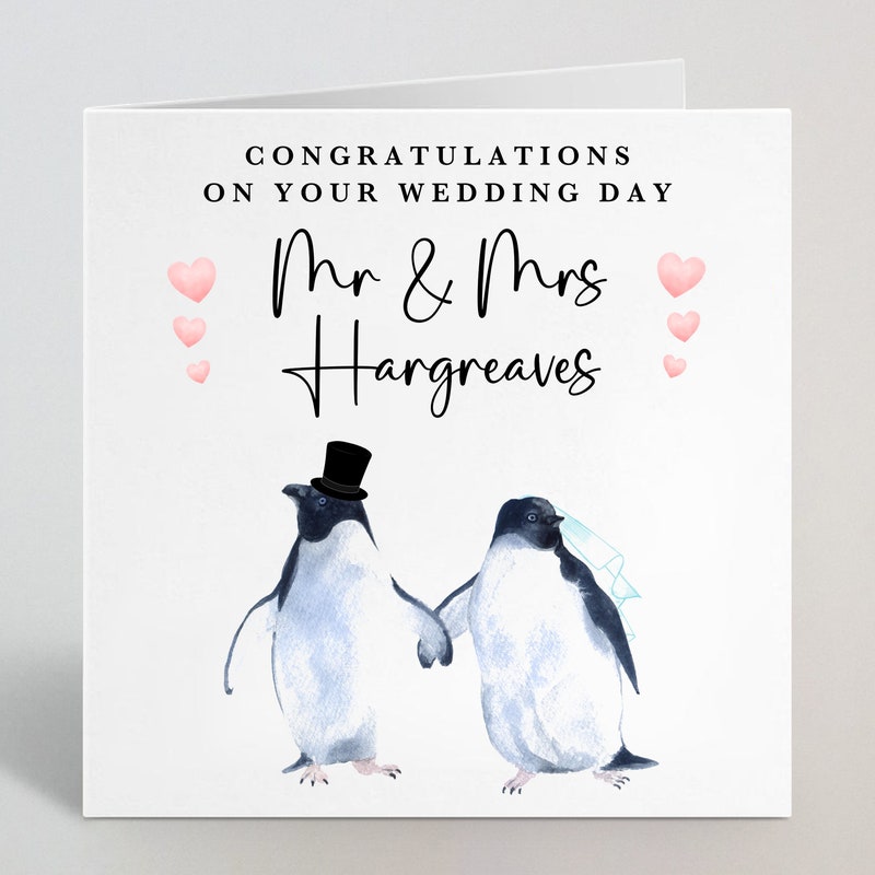 Penguin Wedding - Etsy