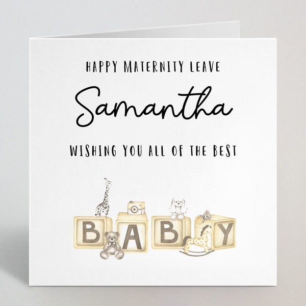 Maternity Leave Cards - Etsy