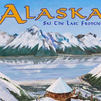 Alyeska Alaska Trail Map Ski Resort Framed Poster - Etsy