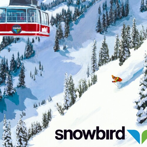 Alta Utah Ski Resort Poster Snowbird Vintage Ski Poster - Etsy