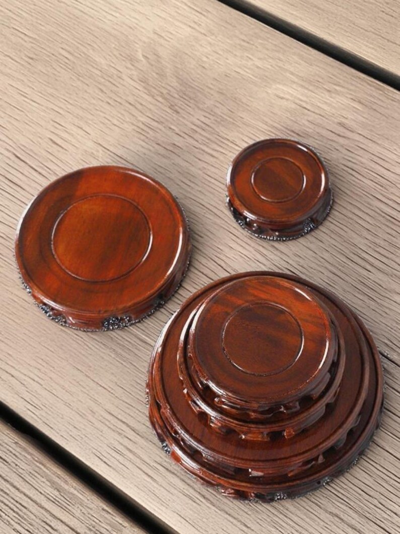 Wooden Vase Stand, Handmade Wooden Vase Stand, Wood Carving Vase Stand ...