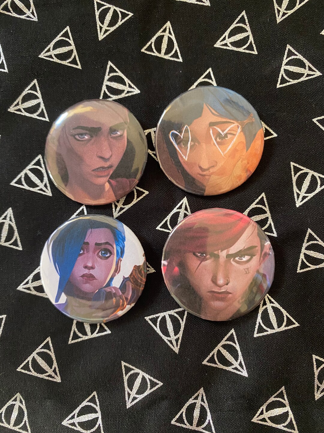 Arcane: League of Legends Vi & Jinx Pin Button Set 1.45 - Etsy