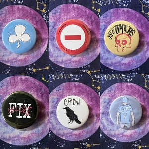 Spider-punk Cosplay Costume Pin Button Set of 12 (read Description) - Etsy