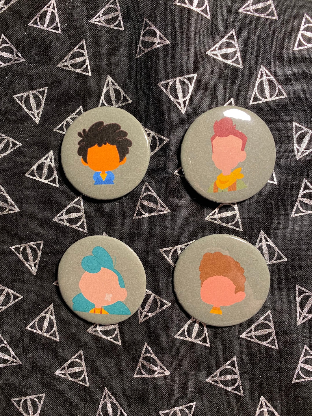 Camp Camp Pin Button Set (1.45") - Etsy
