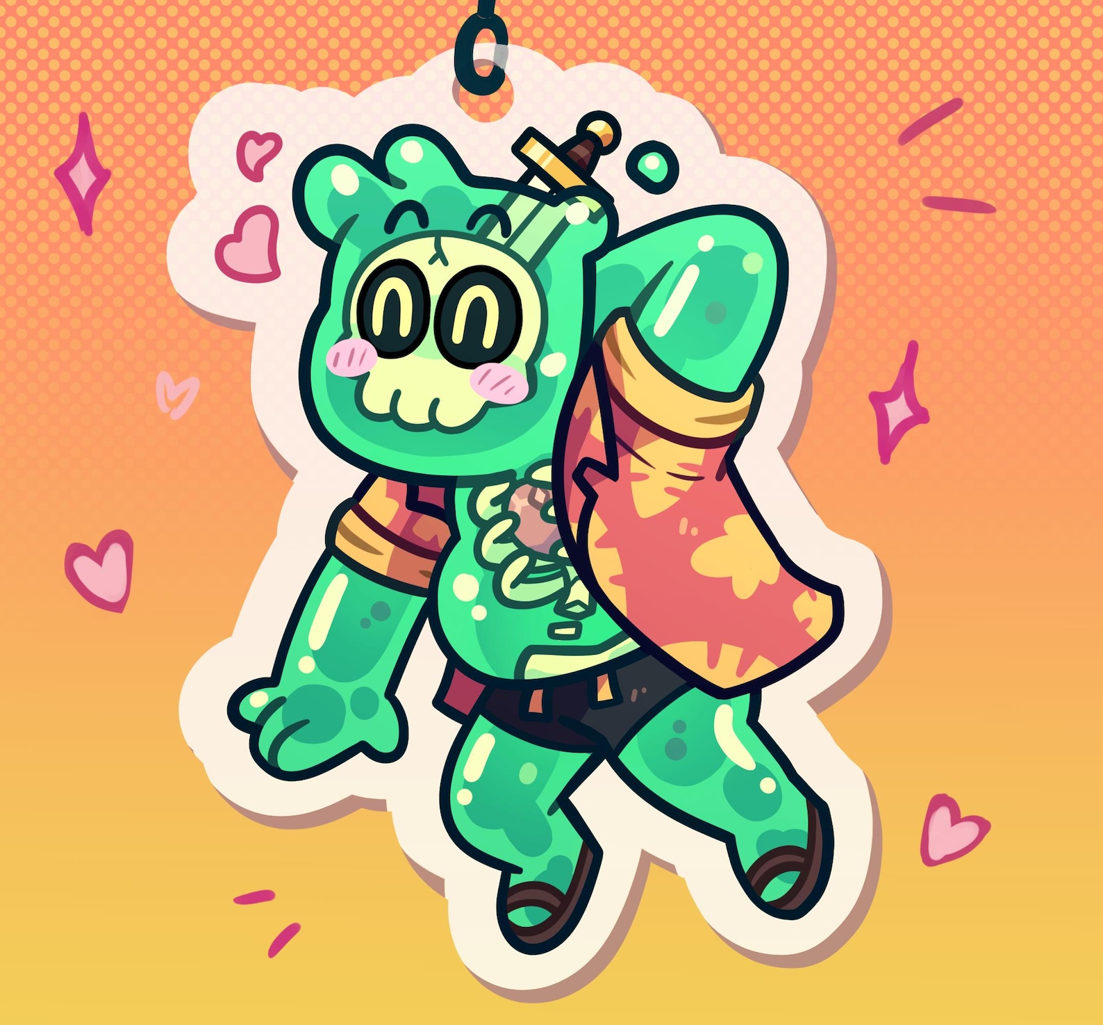 Doug Acrylic Charm - Etsy